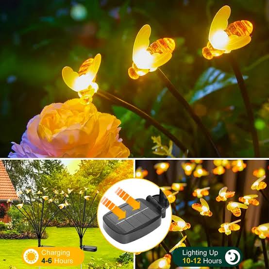 Solar bumble bee wind swaying – Nairobi Lights