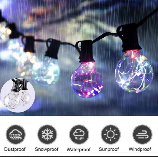 25FT G40 electric fairy bulb string light RGB – Nairobi Lights