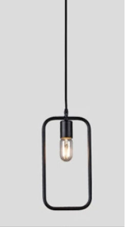 Rectangle pendant with bulb – Nairobi Lights